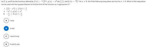 solved let f g and h be the functions defined by f x