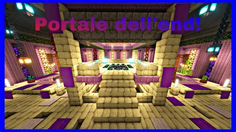 COME DECORARE UN PORTALE DELL END MINECRAFT ITA Tutorial YouTube