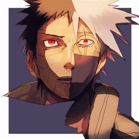 Obito Kakashi Naruto Kakashi Anime Naruto Naruto