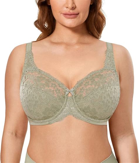 Delimira Damen B Gel Bh Mit Spitze T Ll Vollschalen Baumwolle Gro E