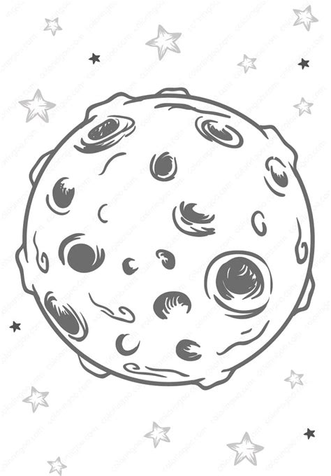 The Moon And Stars Coloring Pages Coloring Cool