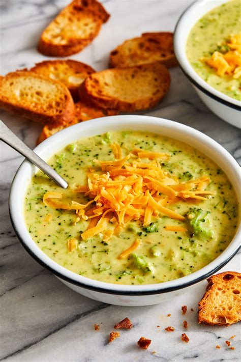 Broccoli Cheddar Soup Damn Delicious Karinokada