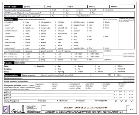 Figure Landmap Example Of Data Capture Form