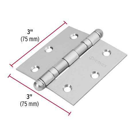 Bc R Truper Bisagra Cuadrada Acero Inox Cabeza Redonda