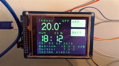 esp8266 wifi touch screen thermostat arduino thermostat wifi