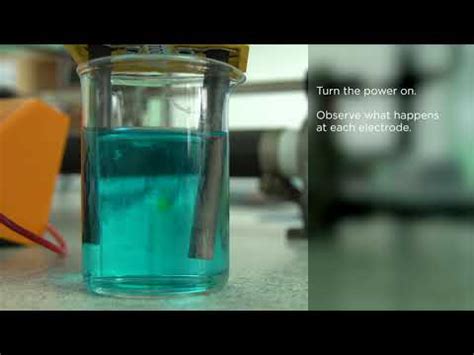 Edexcel Core Practical 9 1 GCSE C3 31 Electrolysis Of Copper Sulphate