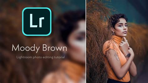 How To Edit Best Moody Brown Photo In Lightroom Moody Brown Tone