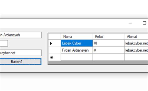 menampilkan data dari datagridview ke textbox vb net