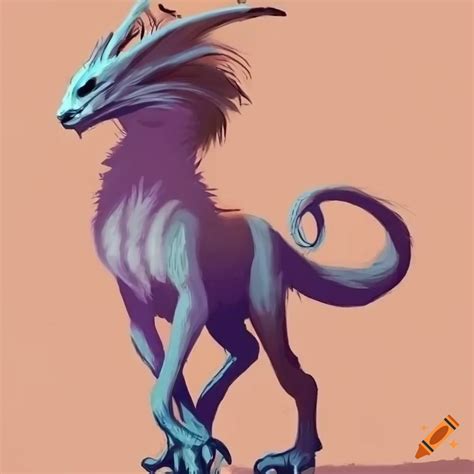 Elegant And Kind Mythical Quadruped Creature On Craiyon