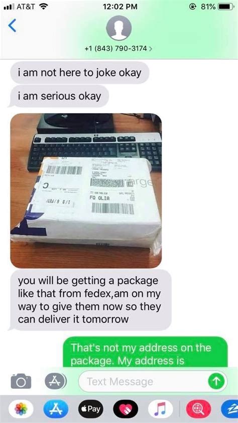 Guy Turns The Table On This Fedex Scammer New Funny Memes Funny