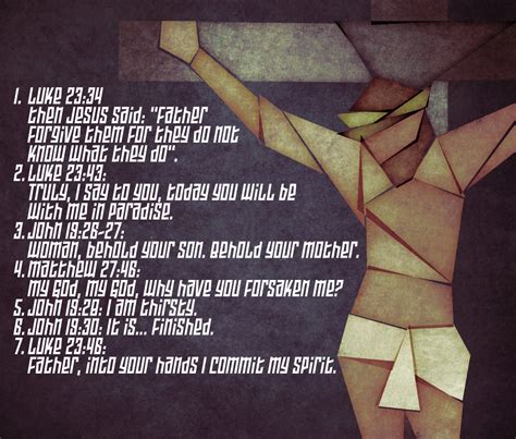 Seven Last Words Of Jesus With Pictures