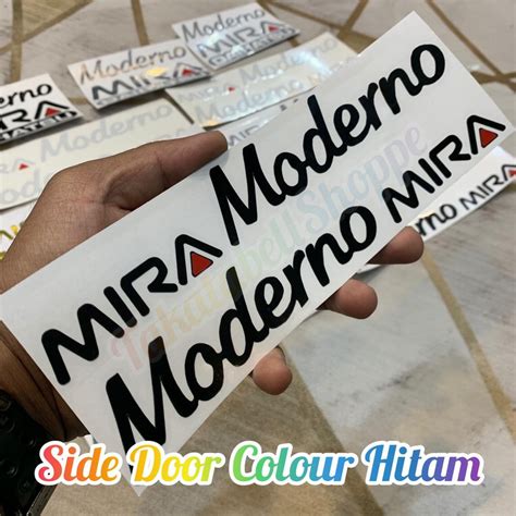 Sticker Kancil Moderno Kancil Mira Daihatsu Sticker Perodua Kancil