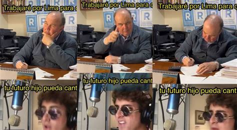 Rafael López Aliaga se luce con éxito de TikTok Trabajaré para que tu
