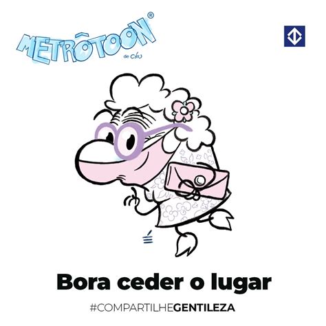 Metrô de São Paulo on Twitter compartilhegentileza A simpática vovó