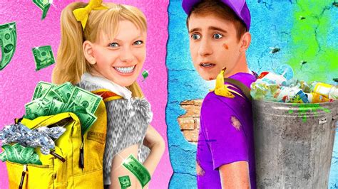 ESTUDIANTE RICO VS POBRE Quién es mejor en la escuela de magia Stacy