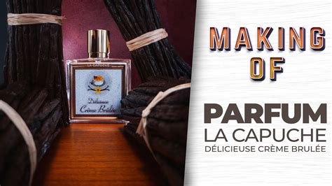 Making of vidéo Parfum délicieuse crème brulée de la capuche tournée