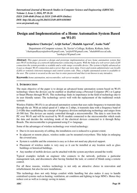 pdf design and implementation of a home automation system based on wi fi