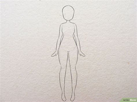 Cómo dibujar un cuerpo de Anime con imágenes wikiHow