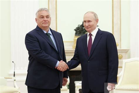Orbán meets Putin Ukraine and Russia s positions very far apart