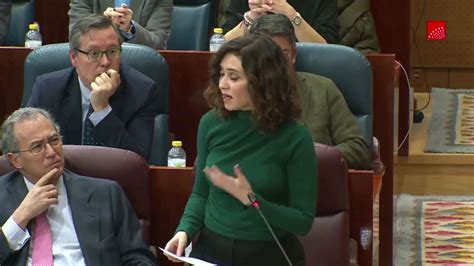 Ayuso Arremete Contra Lobato Por Darle Lecciones De Moralina