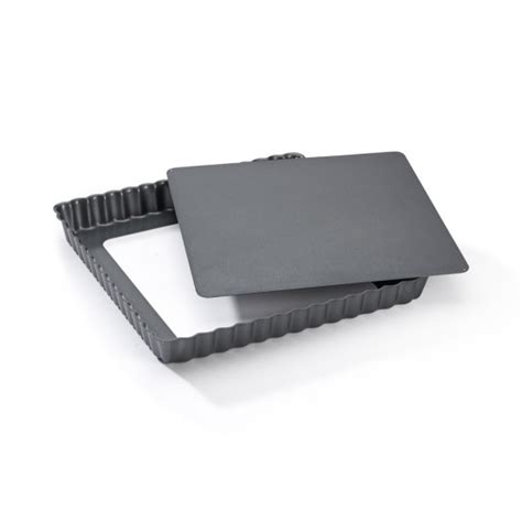 Moule Tarte Carr Fond Amovible Acier Antiadh Sif Acier Revetu