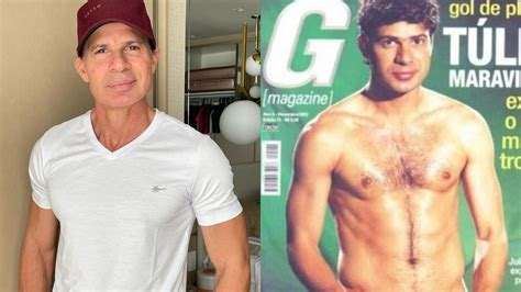 Túlio Maravilha exigiu esposa em set de fotos nu Para deixar o amigo