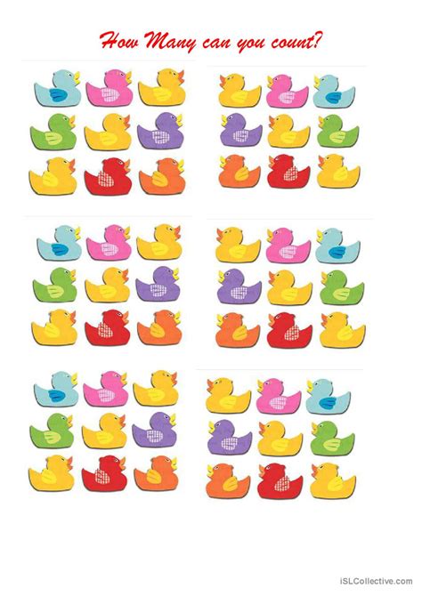 How Many Can You Count Pictur English ESL Worksheets Pdf Doc