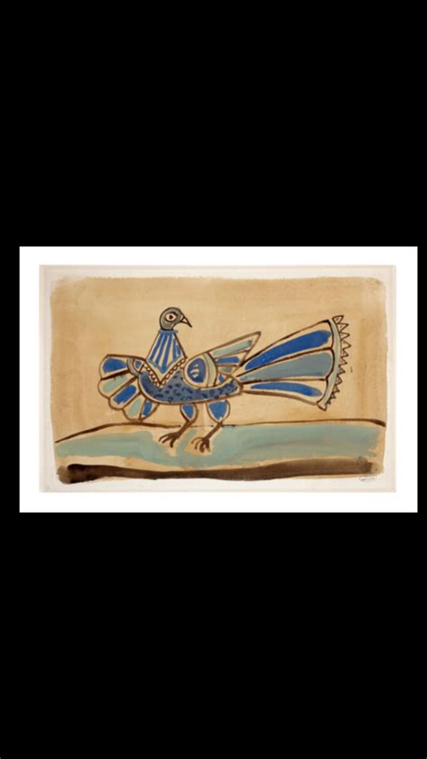 Andr Derain L Oiseau Bleu Aquarelle X Cm Andr