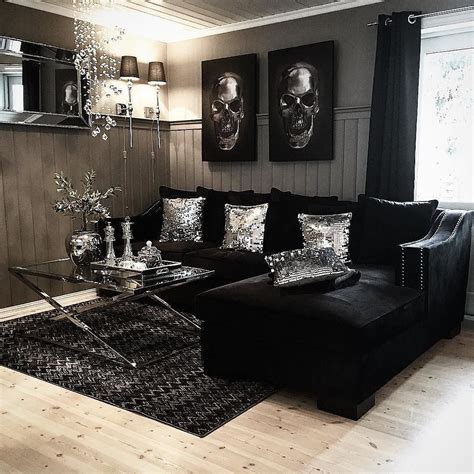 Black Living Room