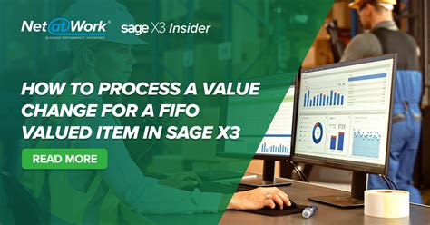 Sage X3 Tips How To Process A Value Change For A FIFO Valued Item In