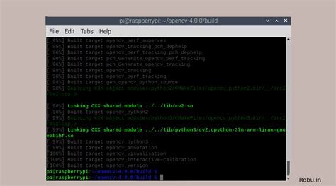 installing opencv with cmake