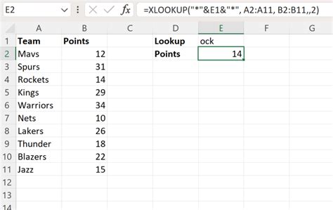 Excel How To Use XLOOKUP With Wildcard