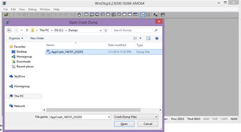 Windows Debug Debug Application Crash Visual C