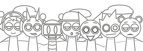 56 Dibujo De Sprunki Para Colorear Para Imprimir Explora El Universo