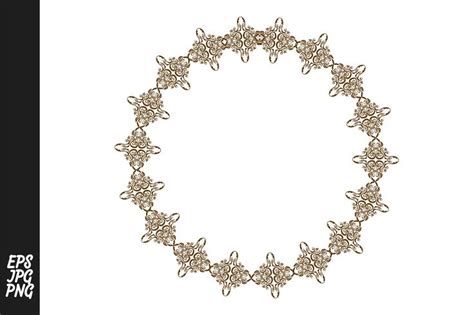Circle Ornamental Frames Graphic By Arsa Adjie Creative Fabrica