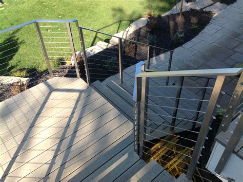 Clearview Cable Deck Railing With Flat Top Rail AGSstainless
