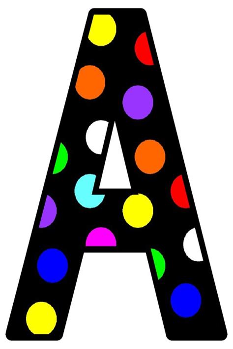 Buchstabe Letter A Kinder Buchstaben Bunt