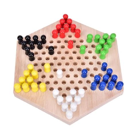 Multi Jeu De Dames Chinoises En Bois Pour Enfant Deck Board
