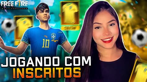 FREE FIRE AO VIVO SALINHA E RANK O CHAT YouTube