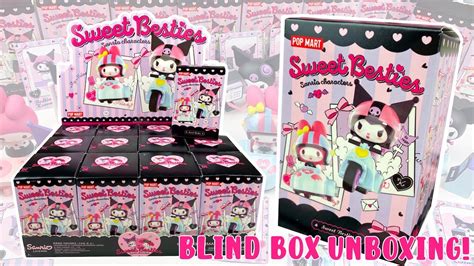 Let S Open 12 POP MART Sanrio Blind Boxes MY MELODY AND KUROMI SWEET