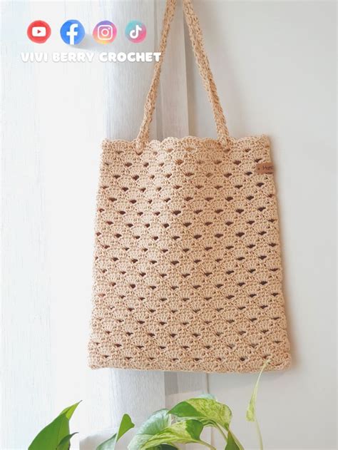 Super Easy Diy Crochet Bag Crochet Tote Bag Tutorial Lovely Arcade