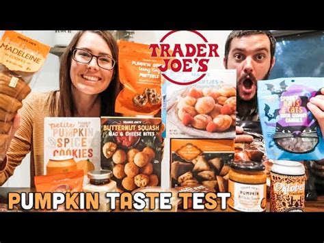 Pumpkin Trader Joes Taste Test Lots Of New Items Youtube