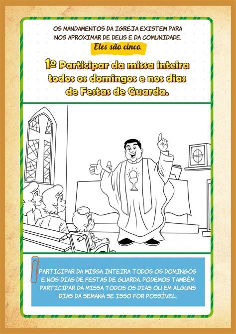 Quais S O Os Mandamentos Da Igreja Pais E Catequistas