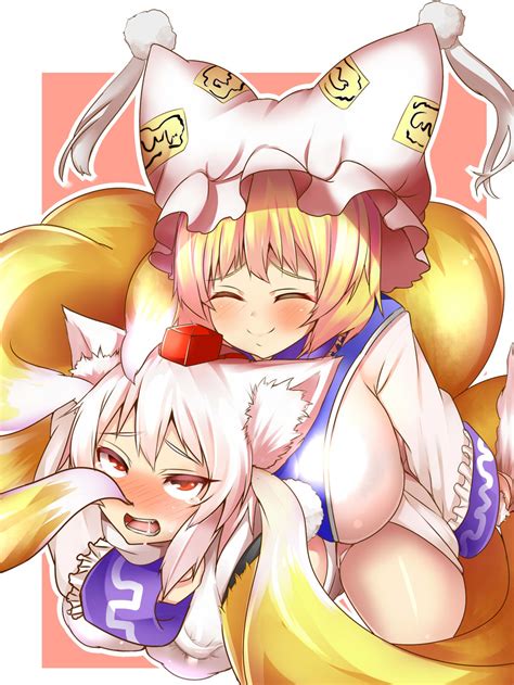 Inubashiri Momiji And Yakumo Ran Touhou Drawn By Wildcat Kusonemi