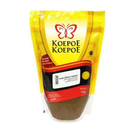 Jual Lada Hitam Bubuk Merek Koepoe 1 Kg Shopee Indonesia