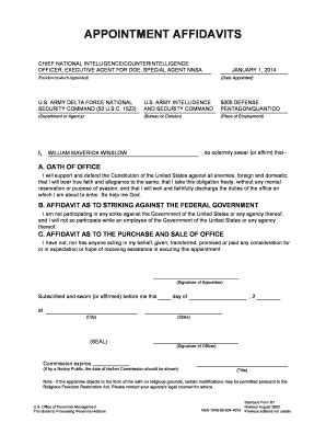 16 Printable Types Of Affidavits Forms And Templates Fillable Samples