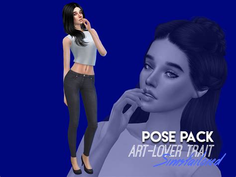 The Sims Resource Model Pose Pack Artlover Trait Images And Photos Finder