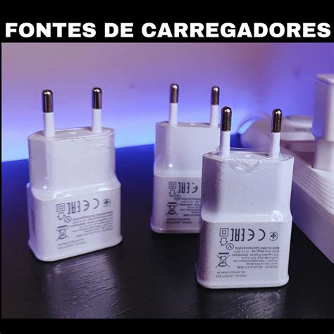Carregador Tomada Plug Adaptador Fonte Usb V A Bivolt Branco Shopee