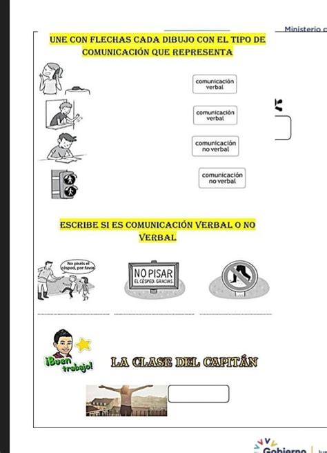 UNE CON FLECHAS CADA DIBUJO CON EL TIPO DE COMUNICACIÓN QUE REPRESENTA