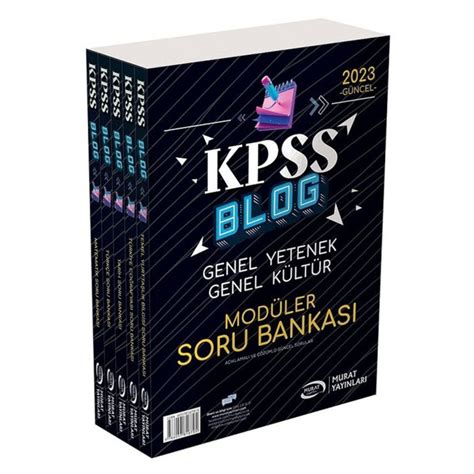 Murat Yayınları 2023 2024 KPSS Ordinaryus Genel Yetenek Genel Kültür